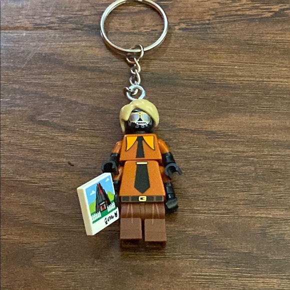 Lego | Toys | Lego Keychain With Minifigure And Book | Poshmark